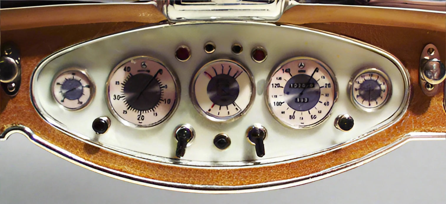 Mercedes Instrument Faces with Bezels – Model Motorcars