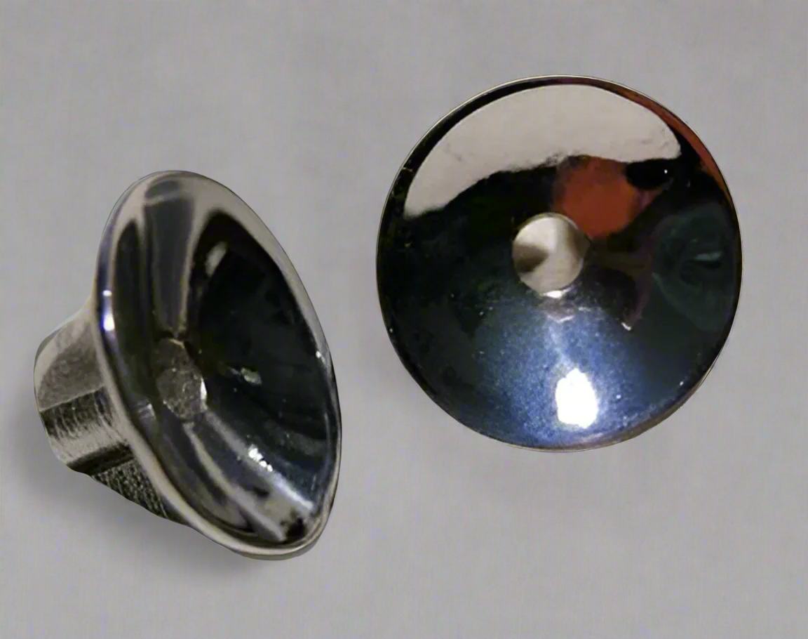 Headlight Reflectors Chrome (For Model Motorcars Headlight Housing)